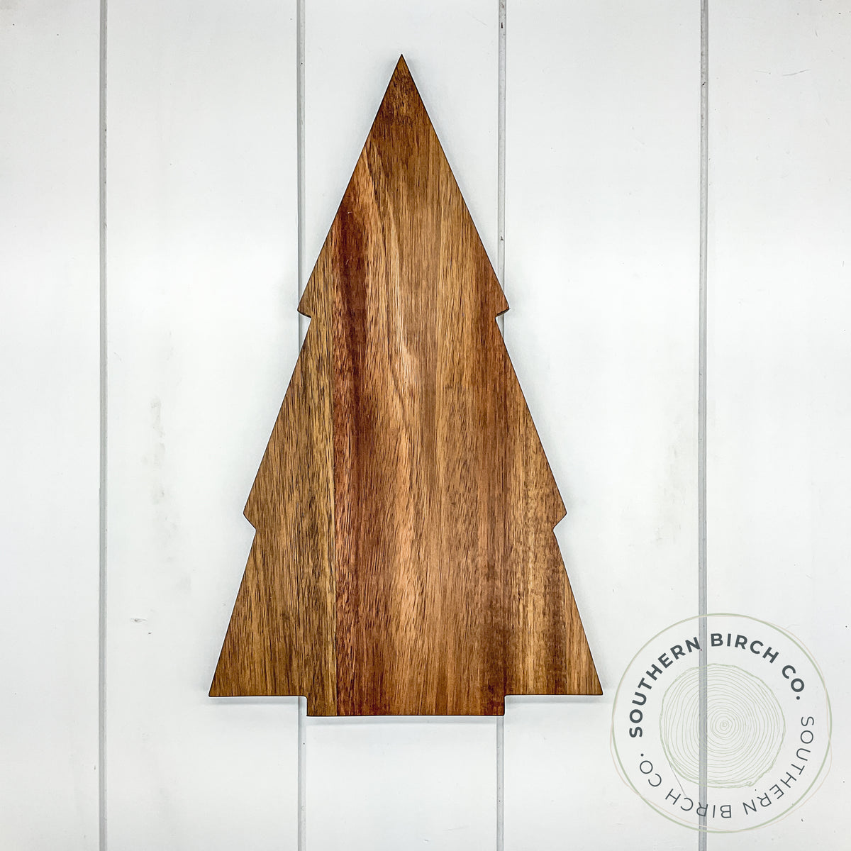 Acacia Wood Cutting Board (Christmas Tree) | Southern Birch Company