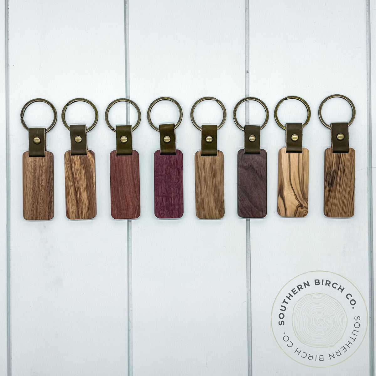 Wooden Keychains (Solid Wood) | Southern Birch Company
