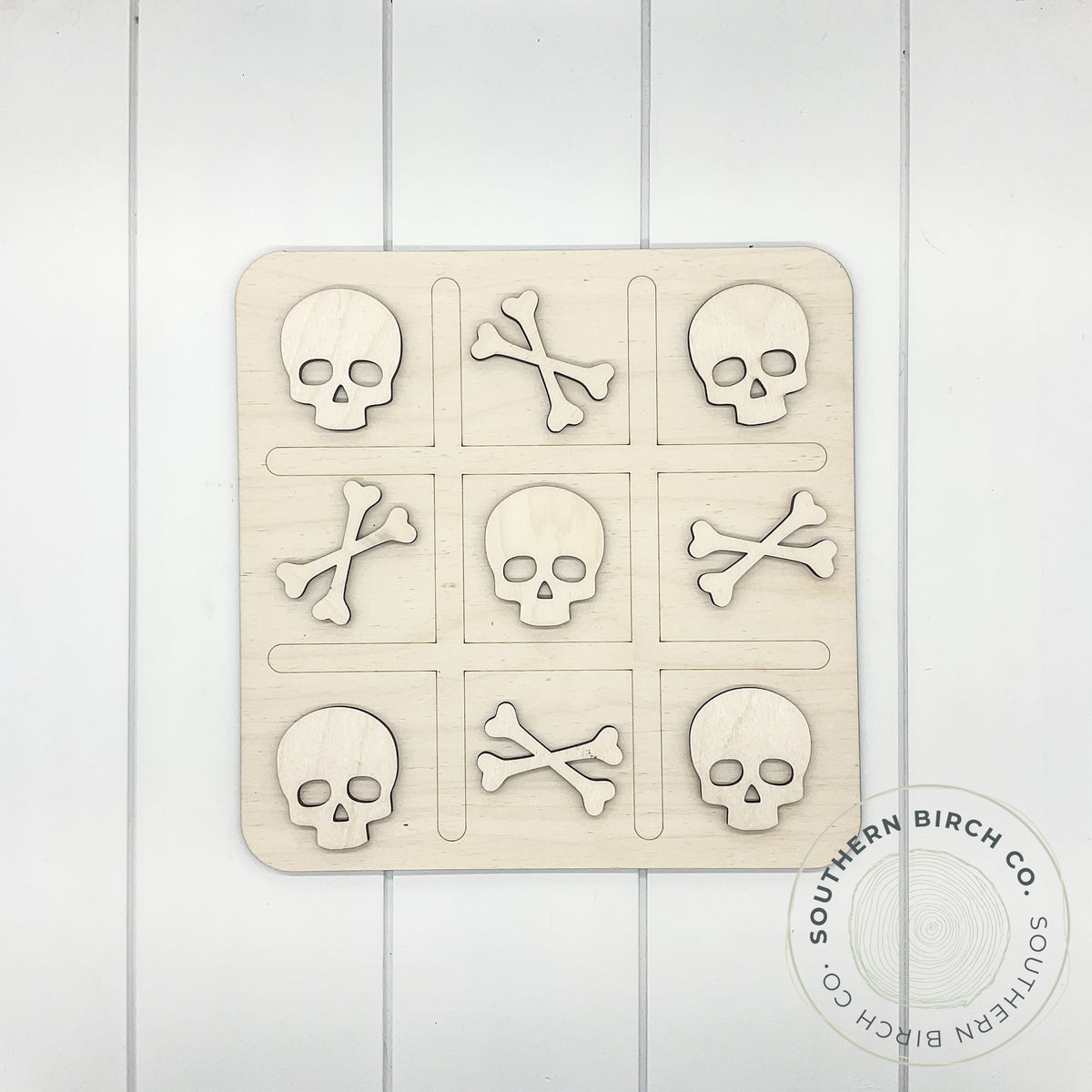 Tic Tac Toe Game (Skull/Bones) | Southern Birch Company