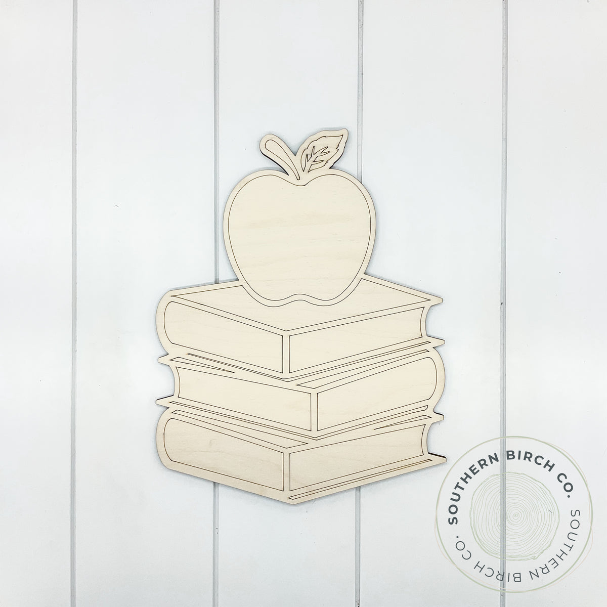 Book Stack Blank (Apple) | Southern Birch Company