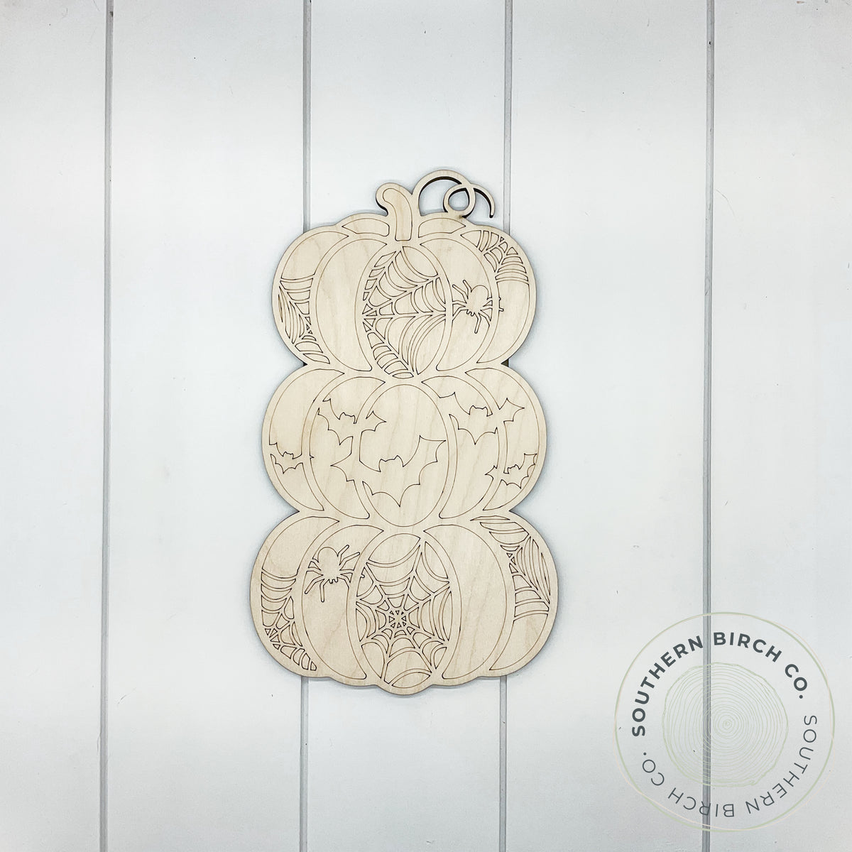Pumpkin Trio Blank (Bats and Spiders) | Southern Birch Company