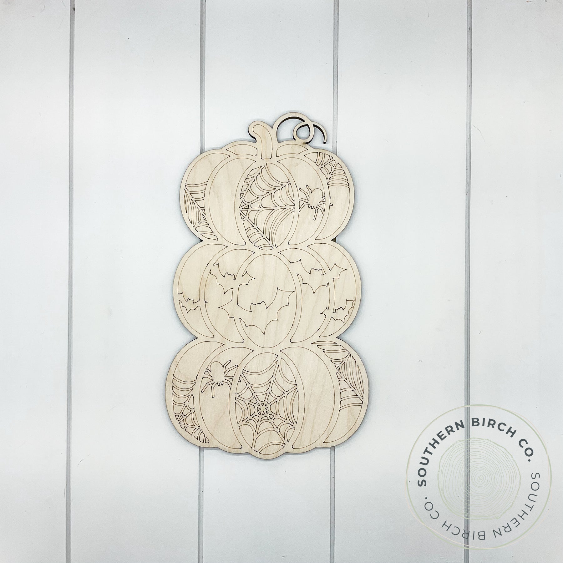 Pumpkin Trio Blank (Bats and Spiders) | Southern Birch Company