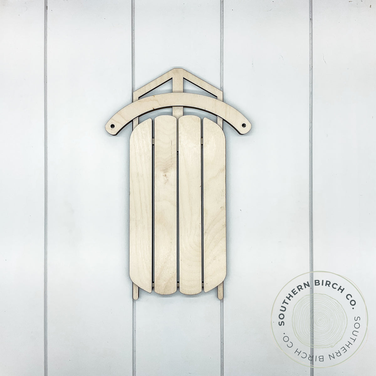 Sled 3D Blank | Southern Birch Company